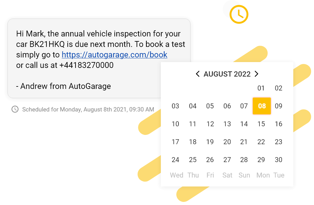 Scheduled Campaigns SMS Messaging Features